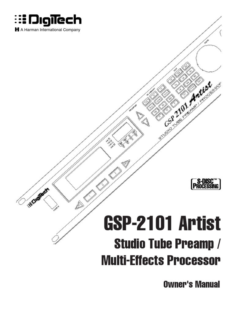 GSP 2101 Manual | PDF | Audio Engineering | Sound