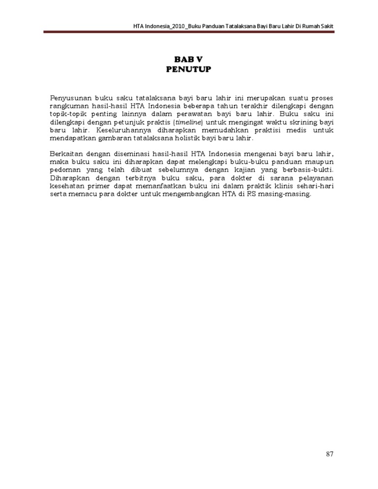 Panduan Praktis Bayi Baru Lahir | PDF