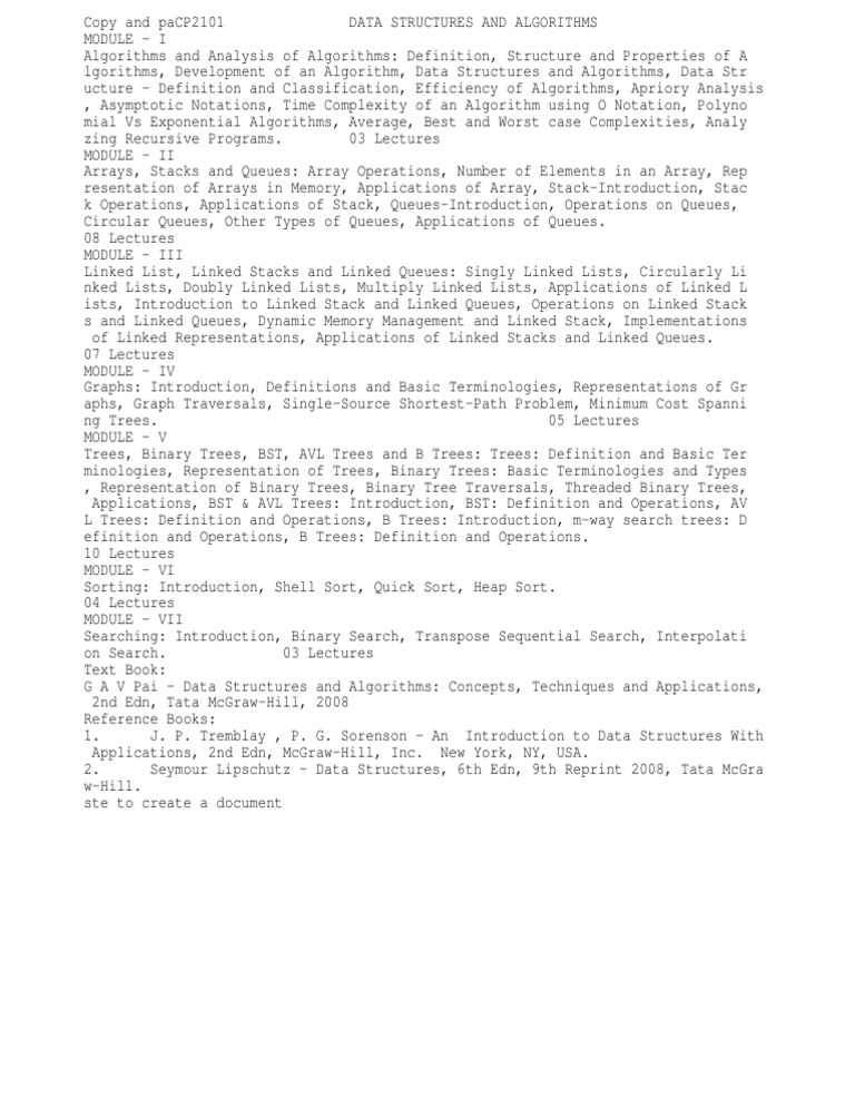 Data Structure Pdf Queue Abstract Data Type Algorithms