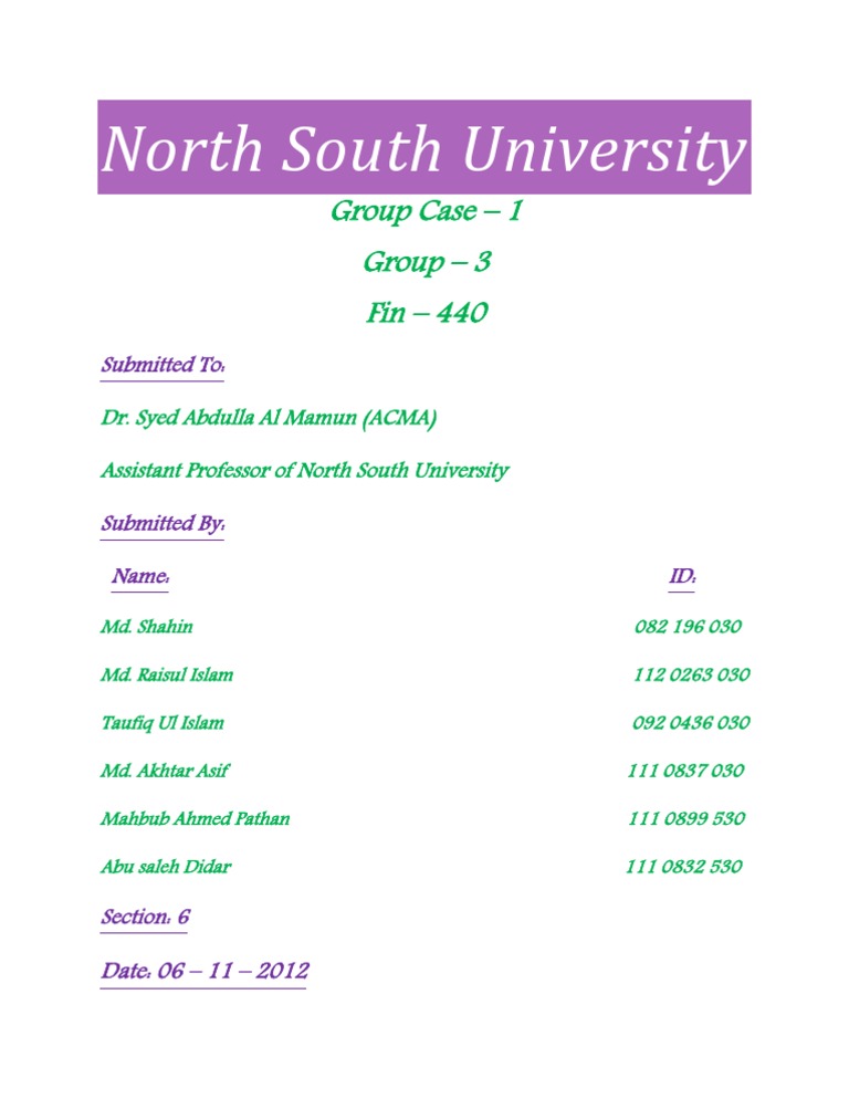 North South University | PDF