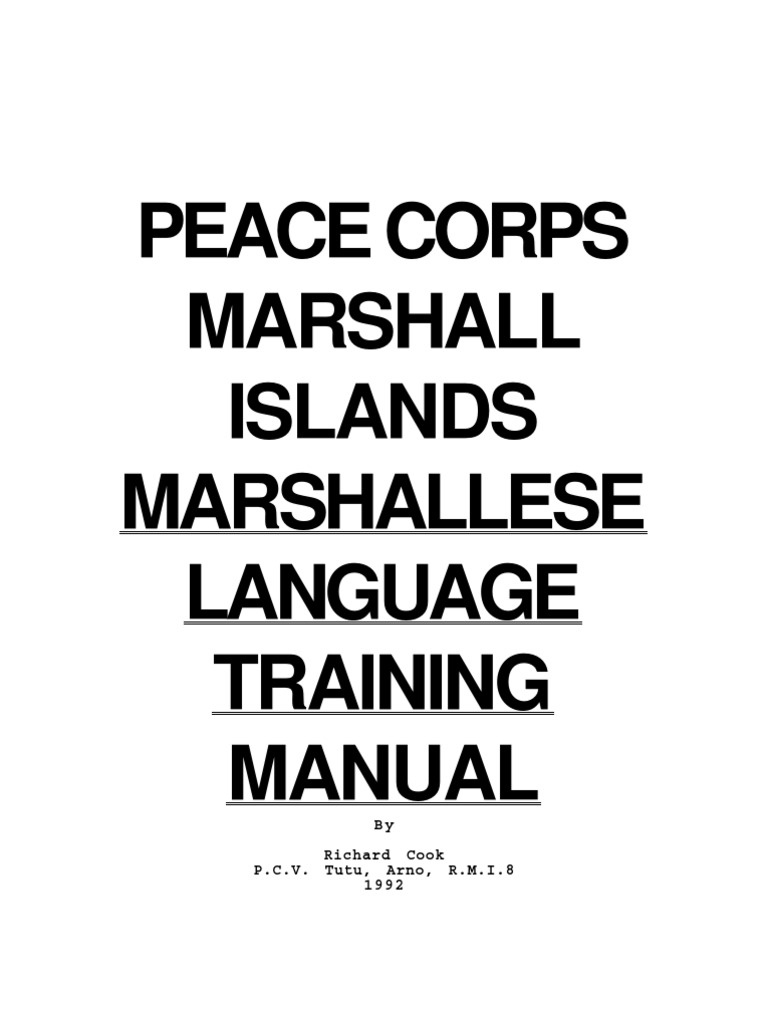 MARSHALLESE language. | Spelling | Phrase