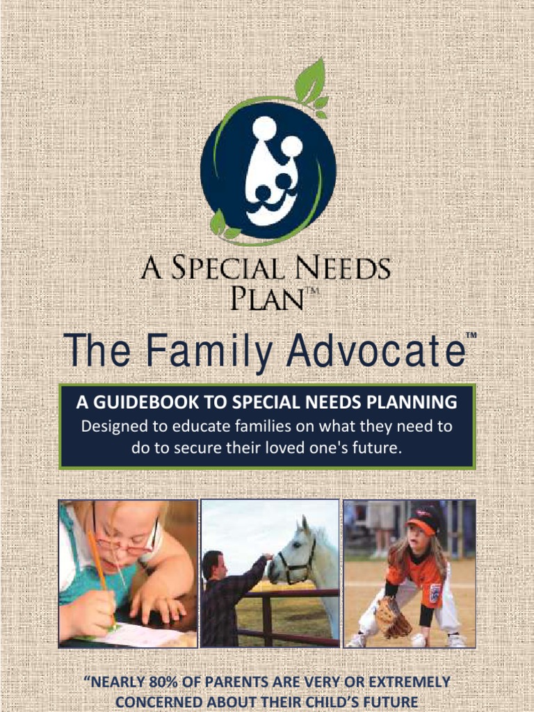 The-Family-Advocate - A Guidebook To Special Needs Planning | PDF ...