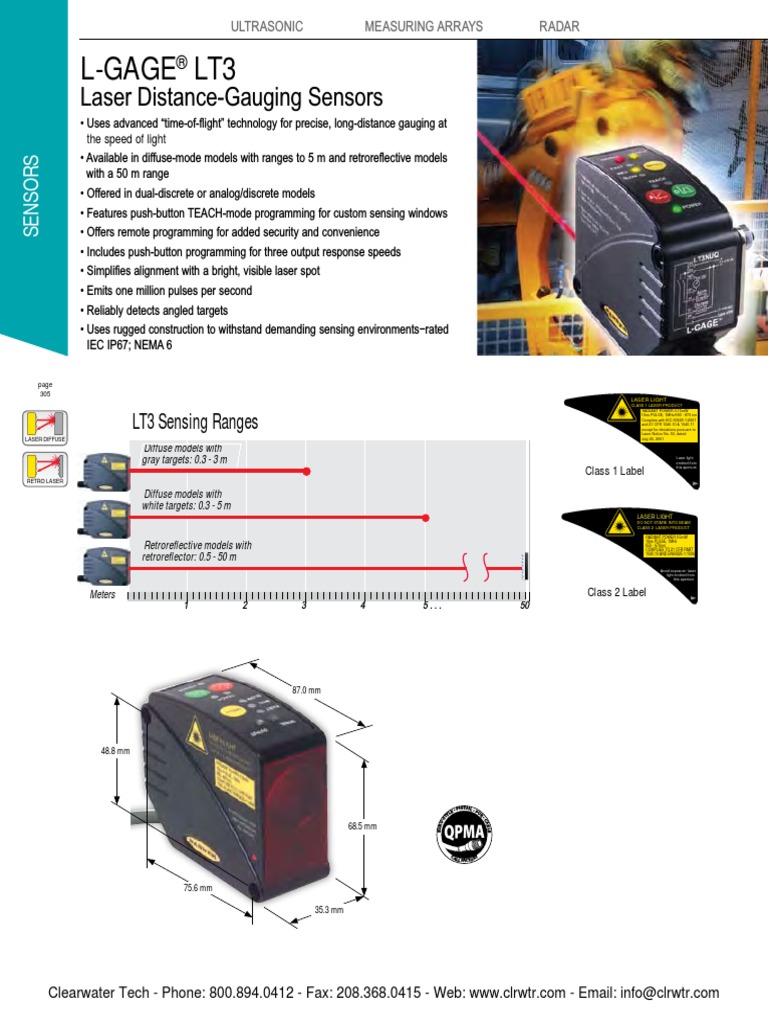 Banner Measuring Sensors | PDF | Bipolar Junction Transistor | Light ...