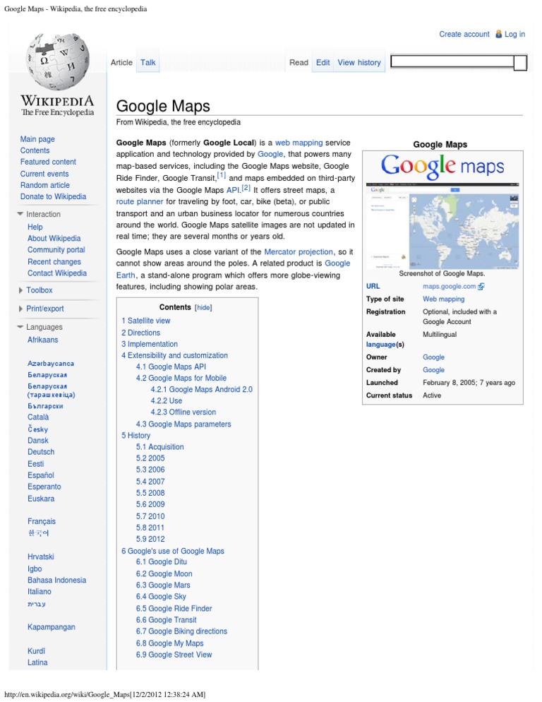 Google Maps: Read Article | PDF