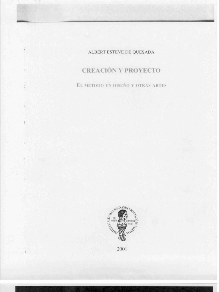 Creación y Proyecto (Capítulo 2) - Albert Esteve de Quesada | PDF