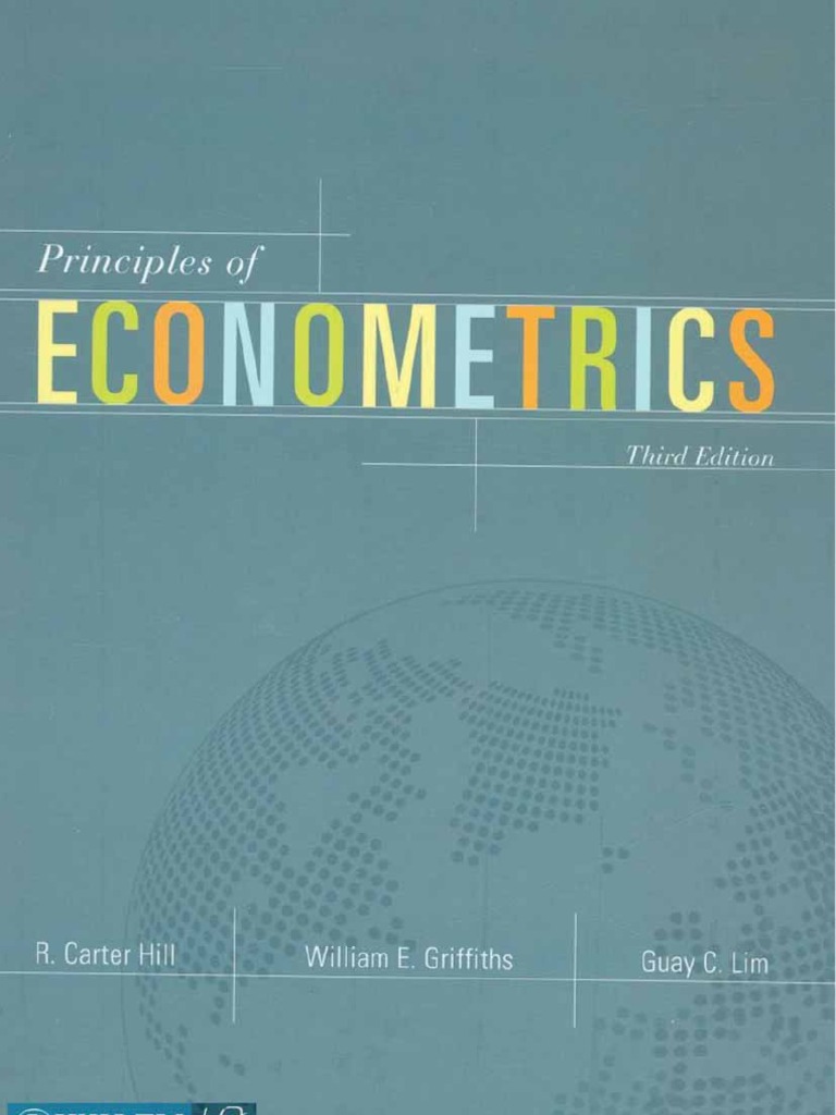 Principles of Econometrics | PDF
