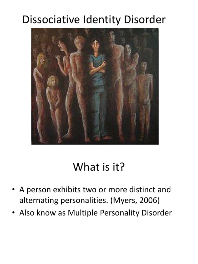 Dissociation Identity Disorder | PDF | Psychiatric Diagnosis | Applied ...