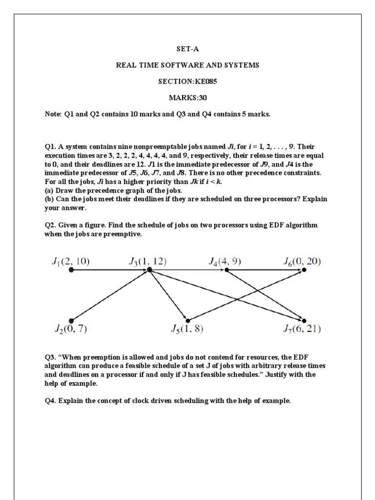 Assignment | PDF | Scheduling (Computing) | Real Time Computing