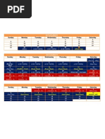 Carsem Calendar | PDF | Observances