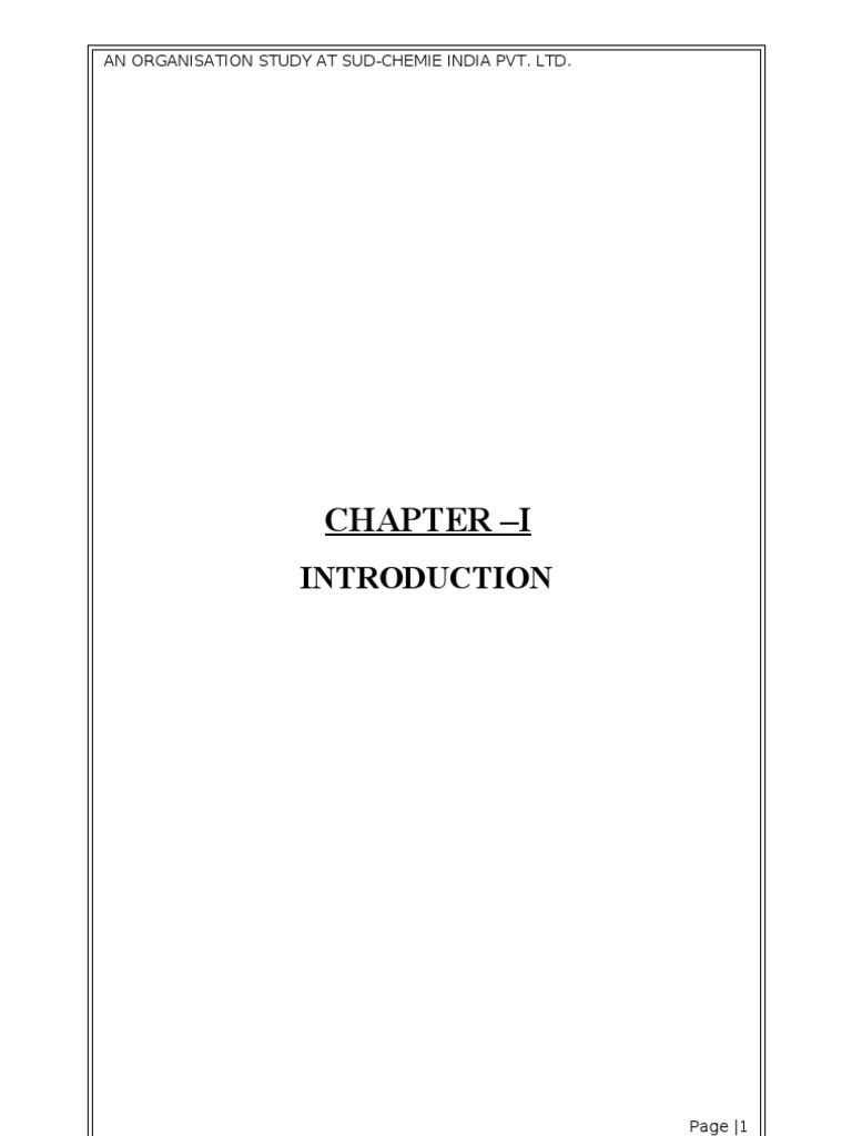 Sud-Chemie India PVT - LTD OS Report | PDF | Catalysis | Chemical Reactions