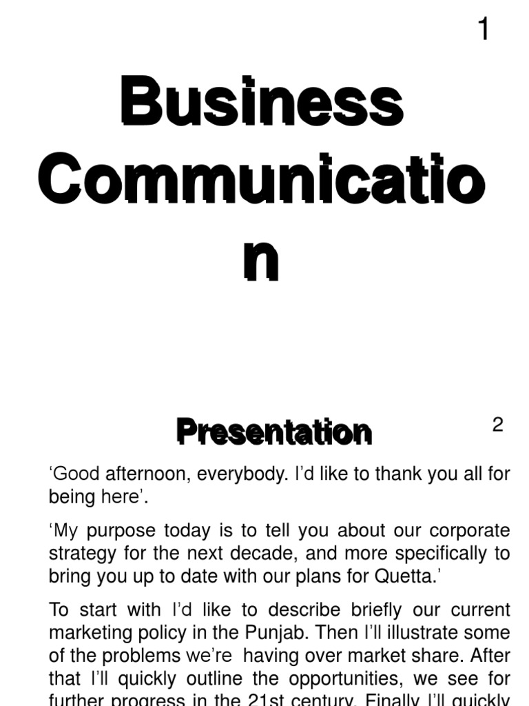 Business Communication - EnG301 Power Point Slides Lecture 40 ... Business Communication - EnG301 Power Point Slides Lecture 40 ...