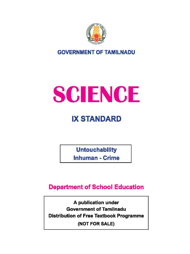 Standard 9 Science Book | PDF | Technology & Engineering