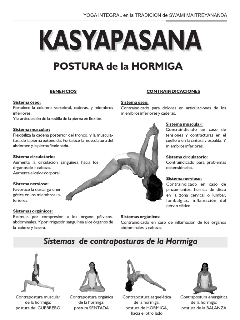Kasyapasana: Postura y Beneficios | PDF