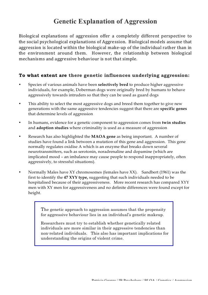 Is Aggression Genetic In Dogs