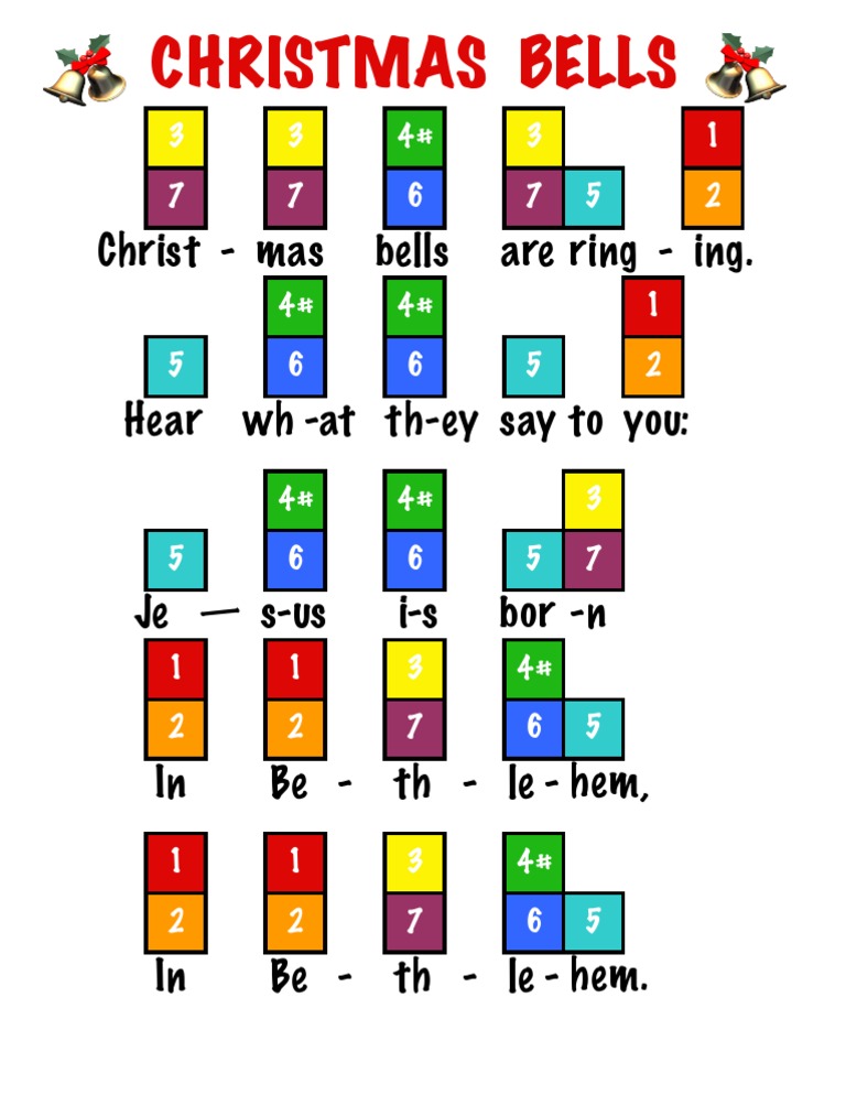 Christmas Bells Lyrics and Notes | PDF