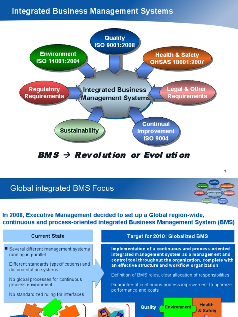 Integrated BMS | PDF | Iso 9000 | Sustainability