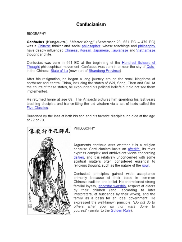Confucianism, Buddhism, Hinduism | Download Free PDF | Confucius ...