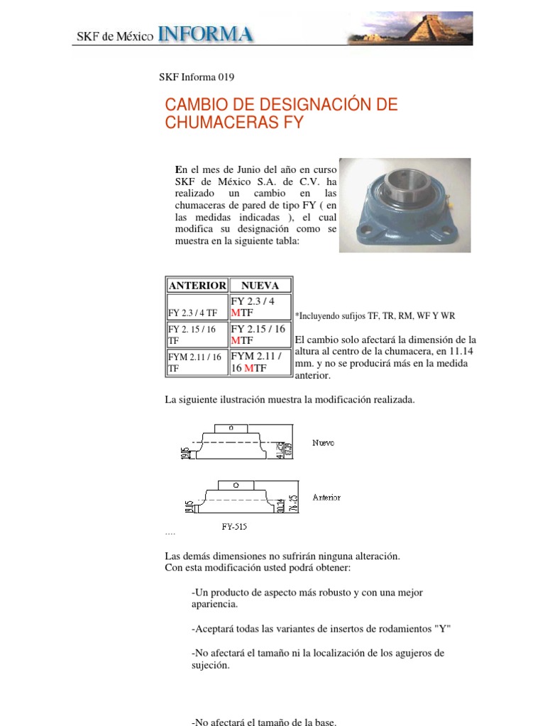 Chumacera SKF PDF | PDF | Informática y tecnología de la información