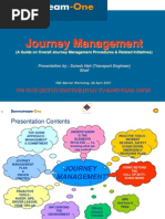 Journey Management Plan Template (A374101) | PDF | Vehicles | Risk