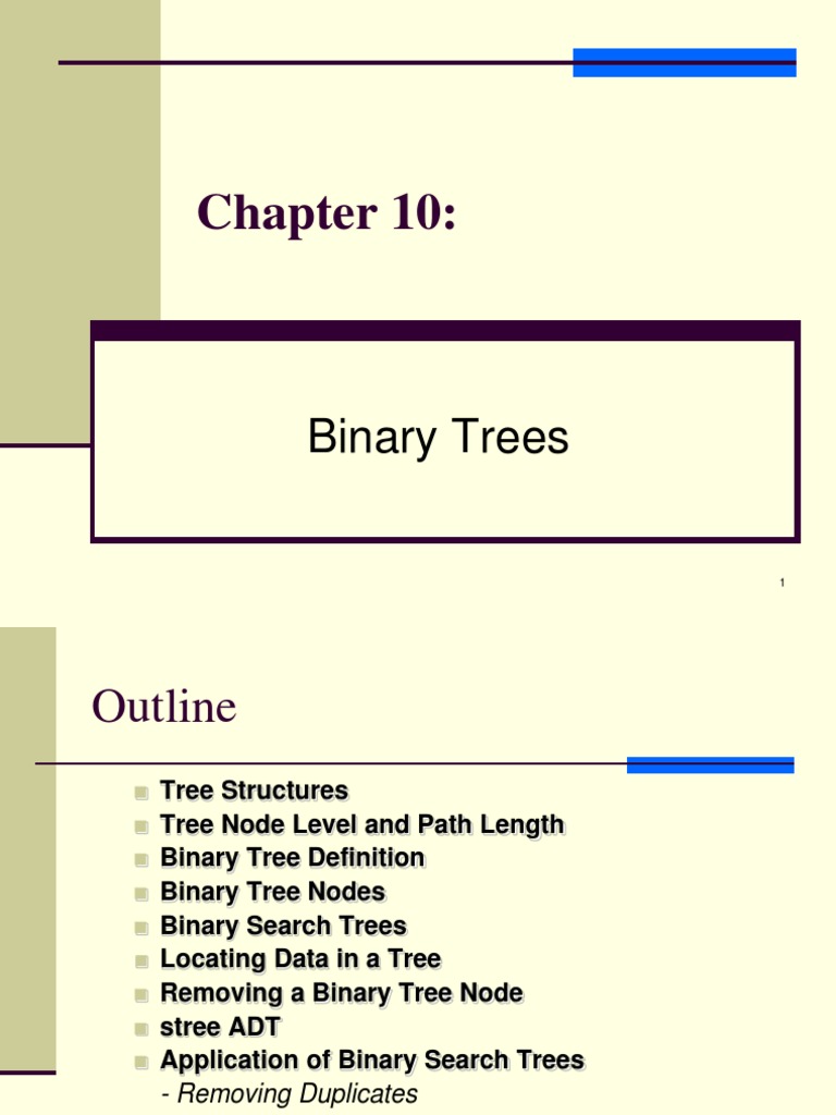 Binary Trees: Concepts and Operations | PDF | Theoretical Computer Science | Information Retrieval