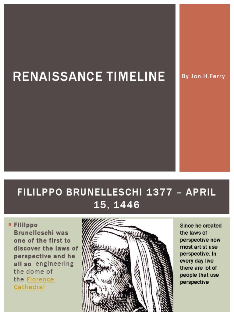 Renaissance Timeline | PDF