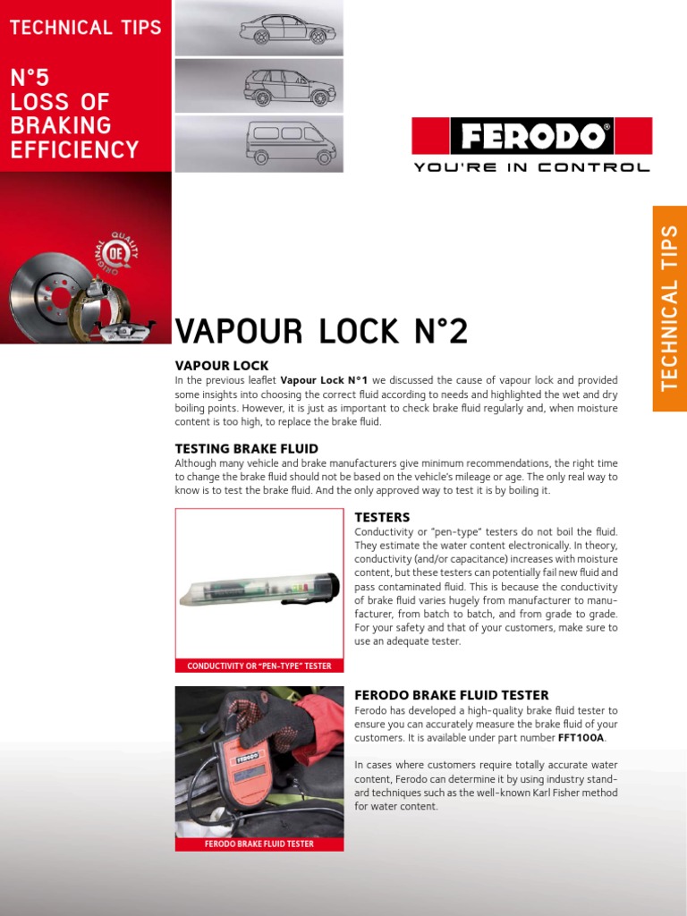 Vapour Lock N°2 | PDF | Brake | Vehicle Parts