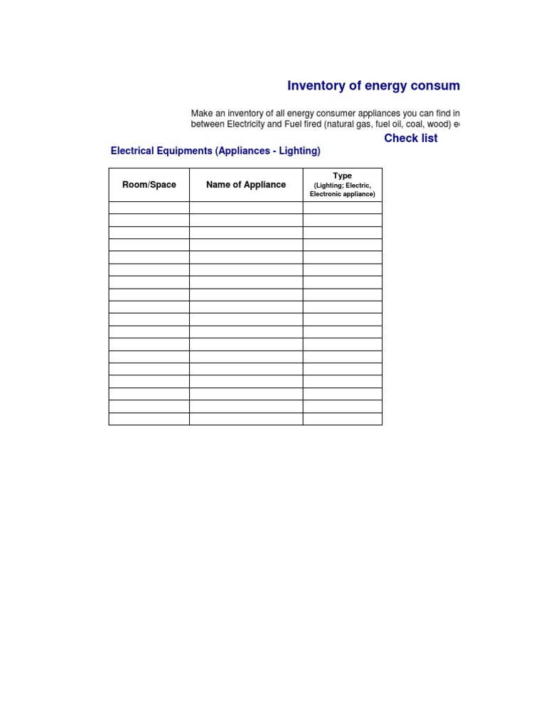 An Inventory and Analysis of Energy Consumption in Schools and Homes ...