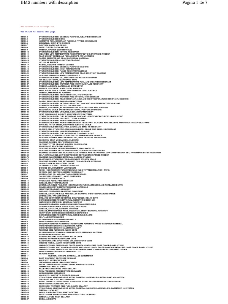 Boeing BMS (Boeing Material Specification) | PDF | Epoxy | Thermoplastic