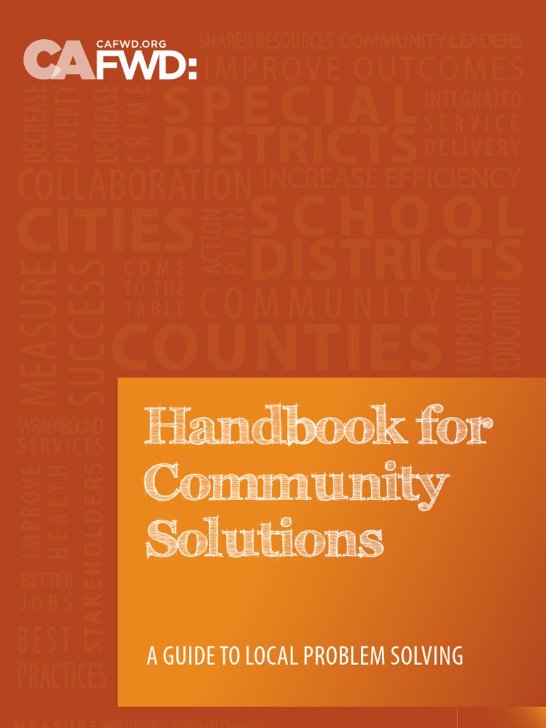 Handbook For Community Solutions | PDF | Goal | Community