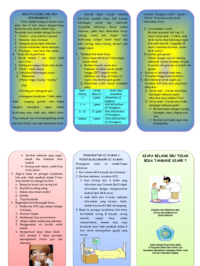 Leaflet Diare | PDF
