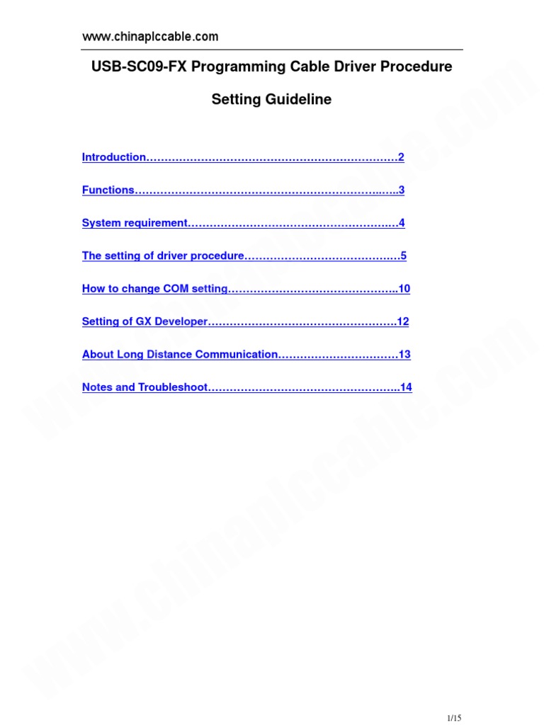 Usb Sc09 FX User Manual | PDF | Device Driver | Usb