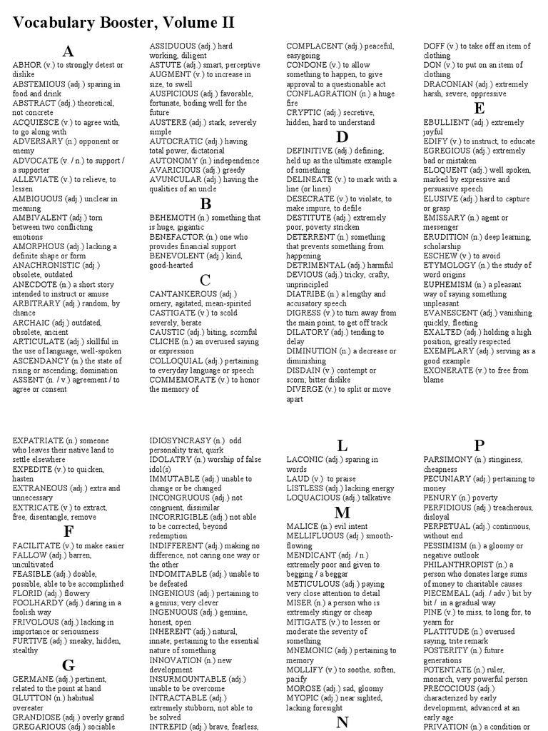 Vocabulary Booster 1b | PDF | Semantic Units | Semantics