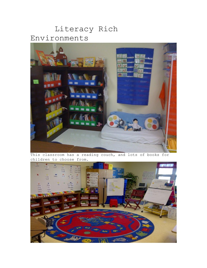 Literacy-Rich Classroom Setup Guide | PDF