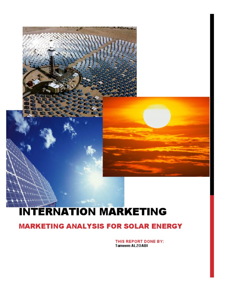Solar Power Marketing Analysis | PDF | Solar Power | Energy Development