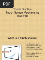 Presentation On Touch Screen Technology | PDF