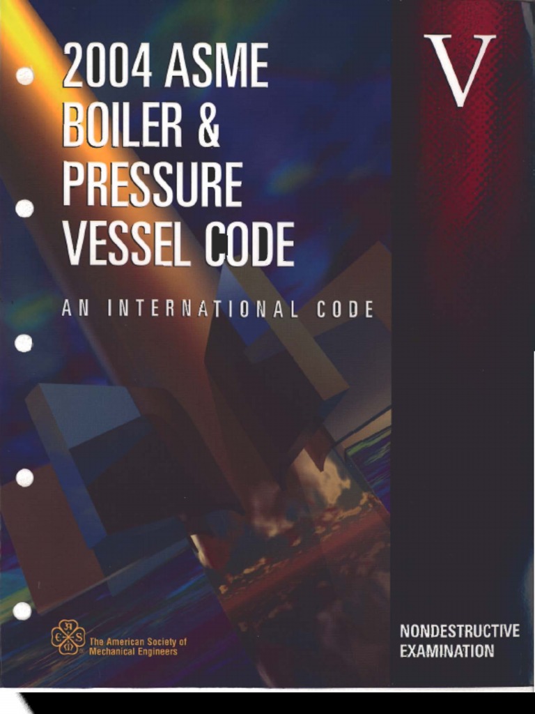 2004 Asme B&PV Code Section V | PDF
