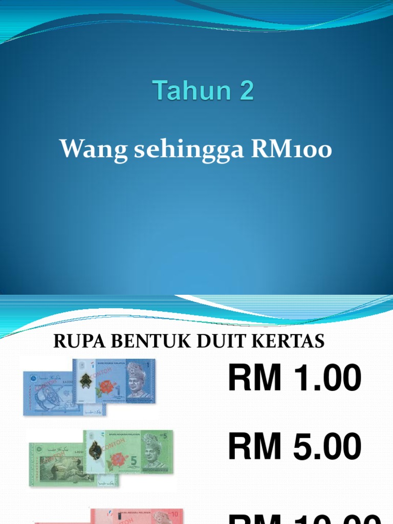 Jenis Uang Kertas dan Syiling RM100 | PDF
