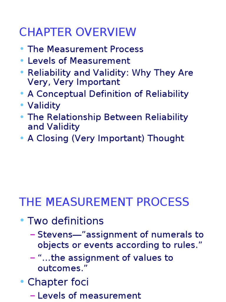 Measurability | Download Free PDF | Level Of Measurement | Validity ...