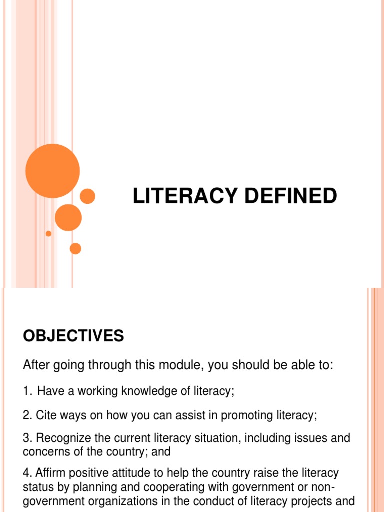 Literacy | PDF | Literacy | Reading (Process)