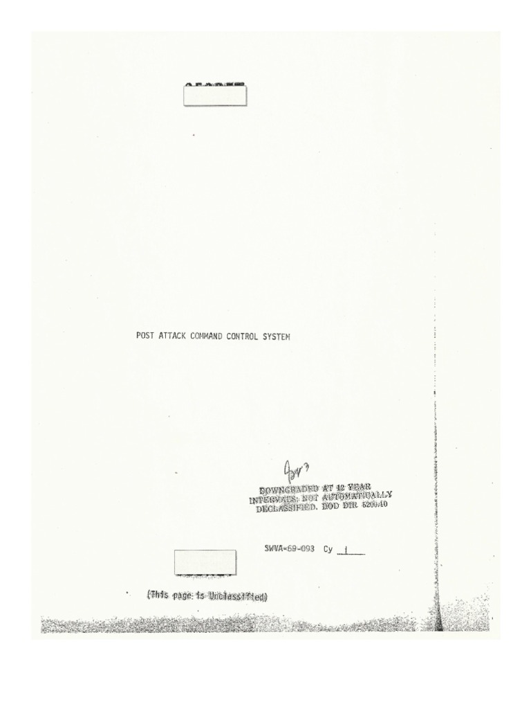 Post Attack Command and Control System Overview | PDF