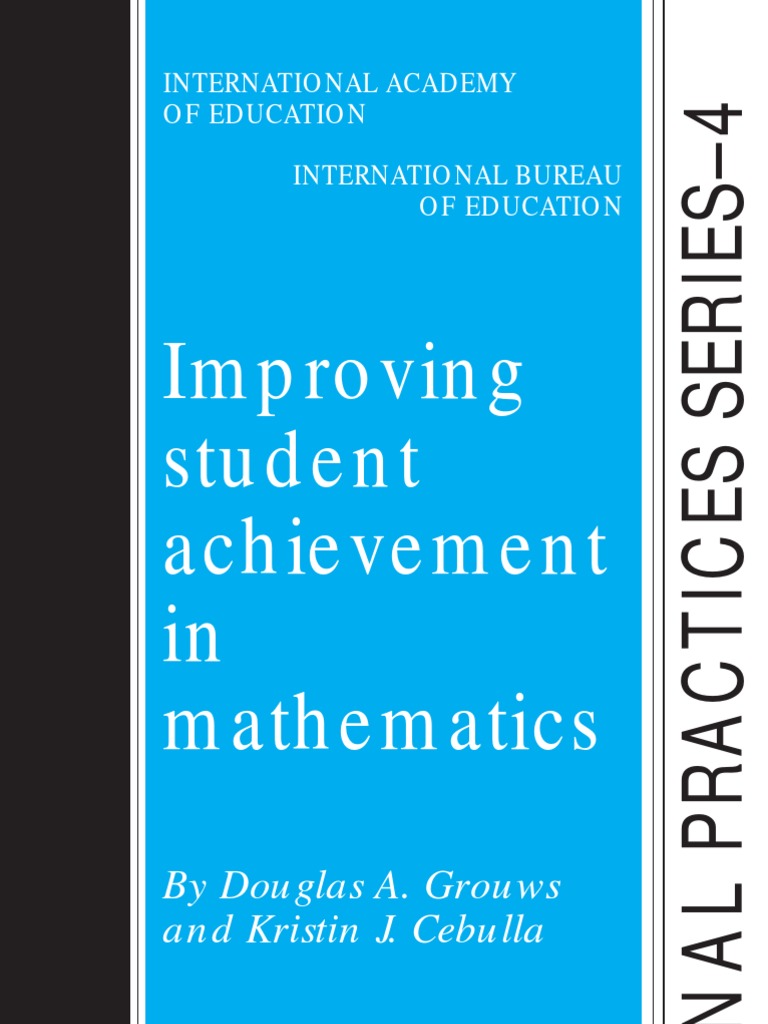 Improving Student Achievement in Mathematics | Download Free PDF ...