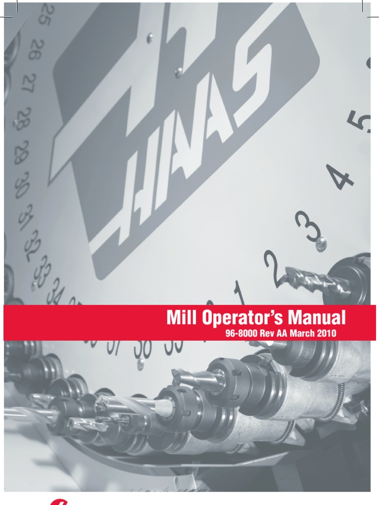 Haas VMC Manual | PDF | Damages | Safety
