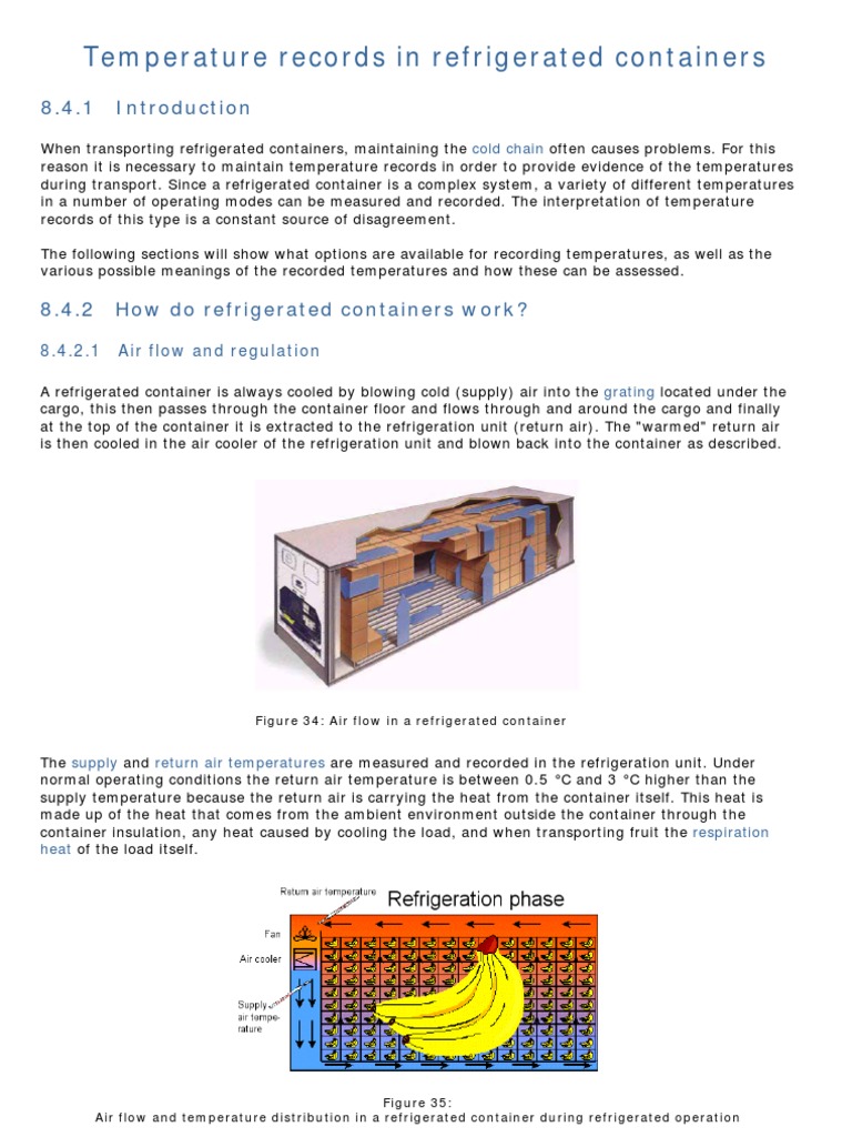 Reefer - Temperature Records | PDF | Refrigeration | Temperature