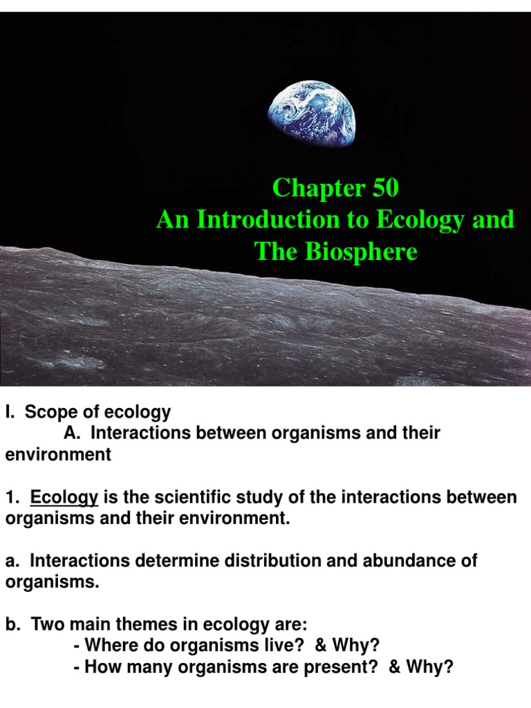 An Introduction To Ecology and The Biosphere | PDF | Ecology | Forests