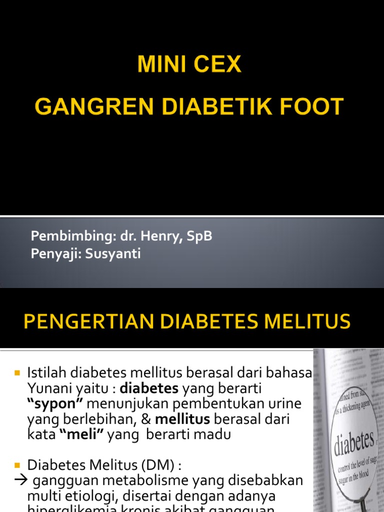 Mini Cex Ulkus DM Susyanti | PDF