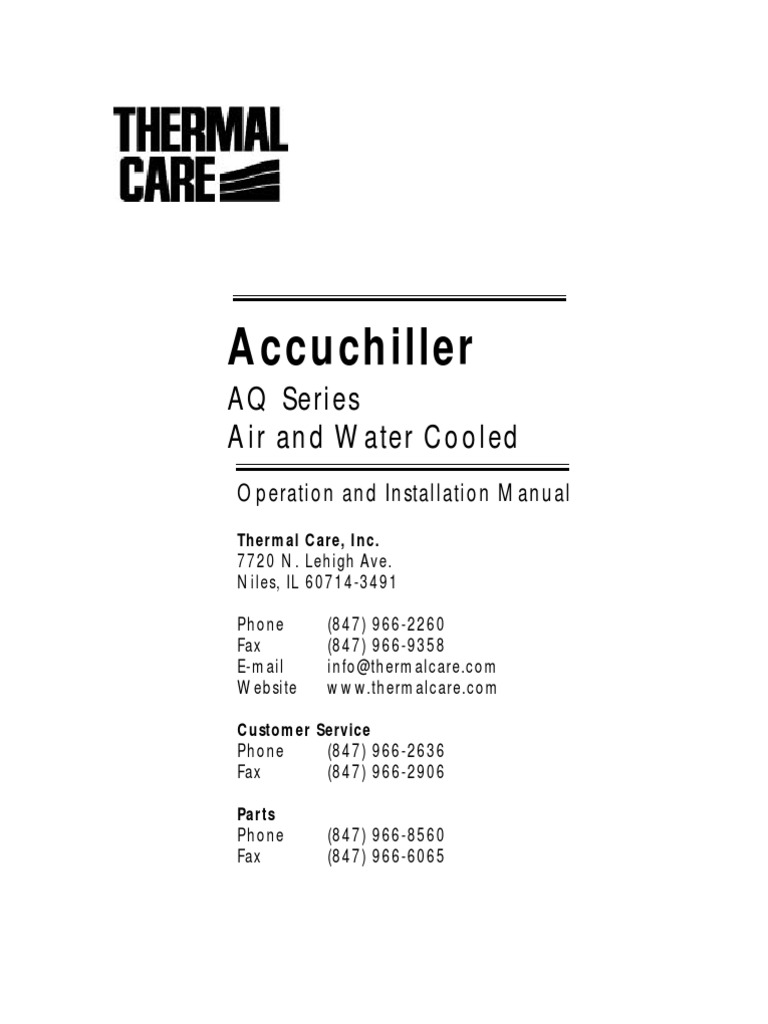 Acuchiller Thermal Care AQ1W2504Z | PDF | Heat Exchanger | Gas Compressor