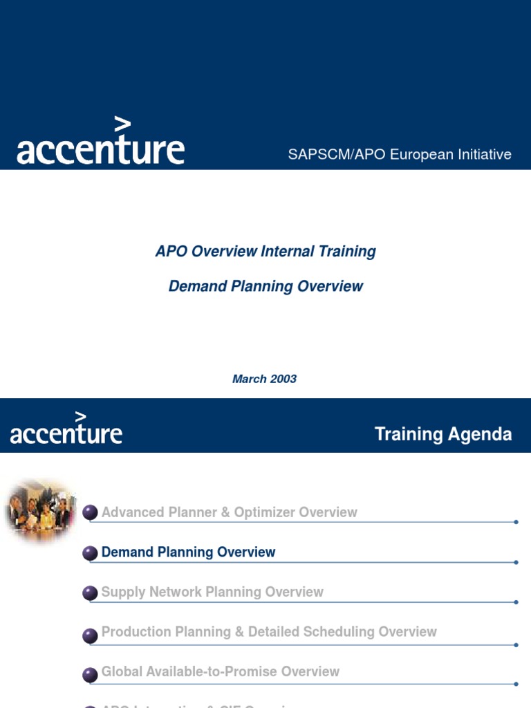 Scm Apo Dp Overview Pdf Forecasting Time Series