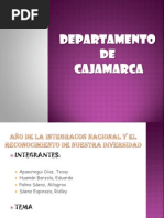 Provincias y Distritos Depártamento Cajamarca | PDF