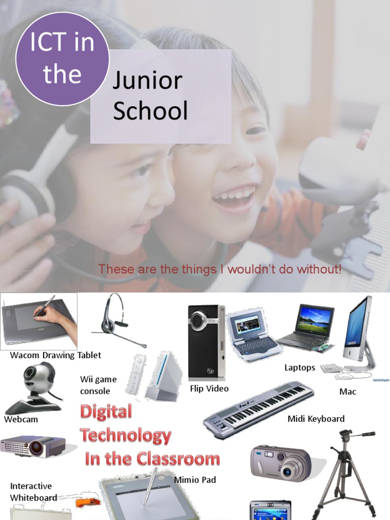 ICT in The Junior School | PDF | Classroom | Desk