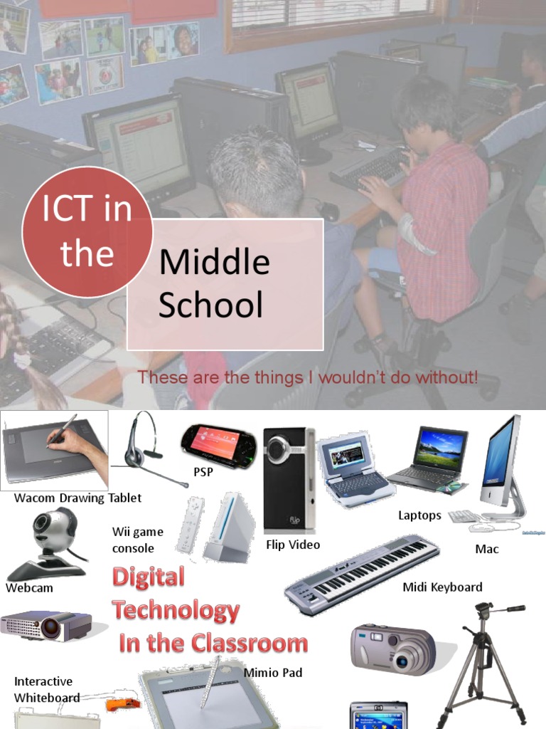 ICT in The Middle School | PDF | Classroom | Educational Technology
